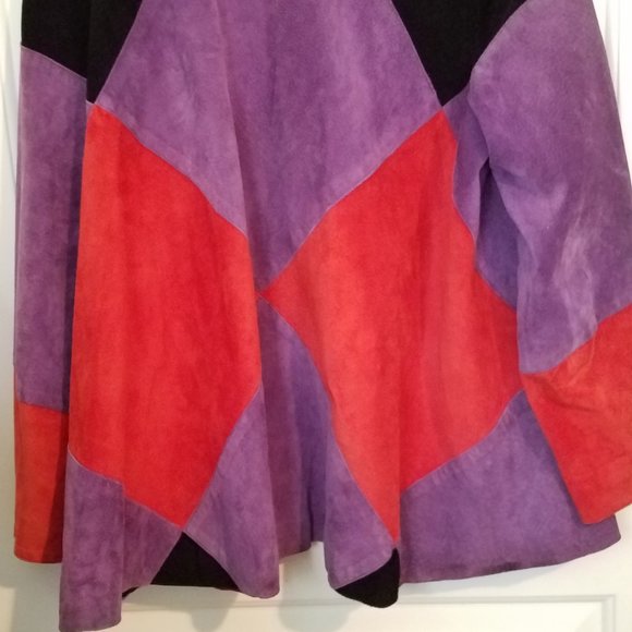 Melanzana | Jackets & Coats | Jacket Genuine Leather Suede Chic | Poshmark